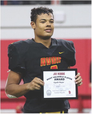 AVON CHAMPIONSHIP FOOTBALL GAME MOST VALUABLE PLAYER -AZIAH MEYER ...