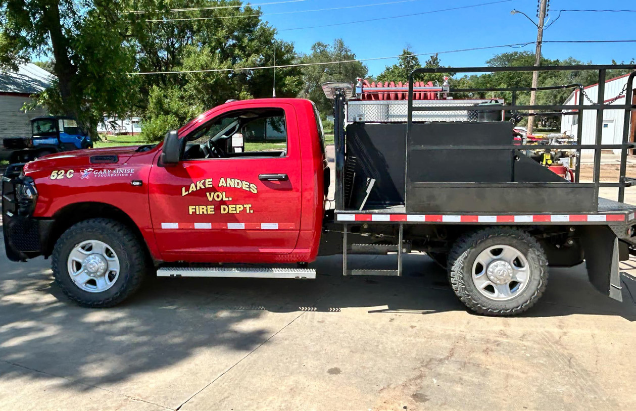 LAKE ANDES FIRE DEPARTMENT SECURED GRANT FROM GARY SINISE FOUNDATION ...