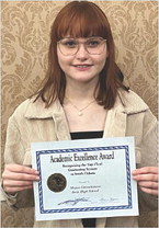 GRETSCHMANN RECEIVES ACADEMIC EXCELLENCE AWARD | Wagner Post